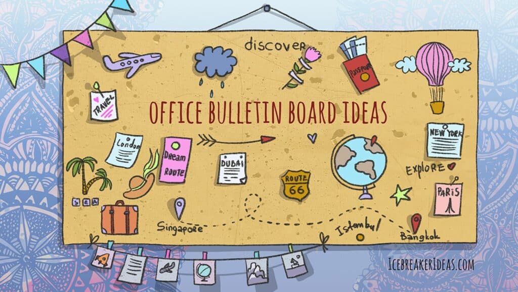 32 Unique Office Bulletin Board Ideas - IcebreakerIdeas